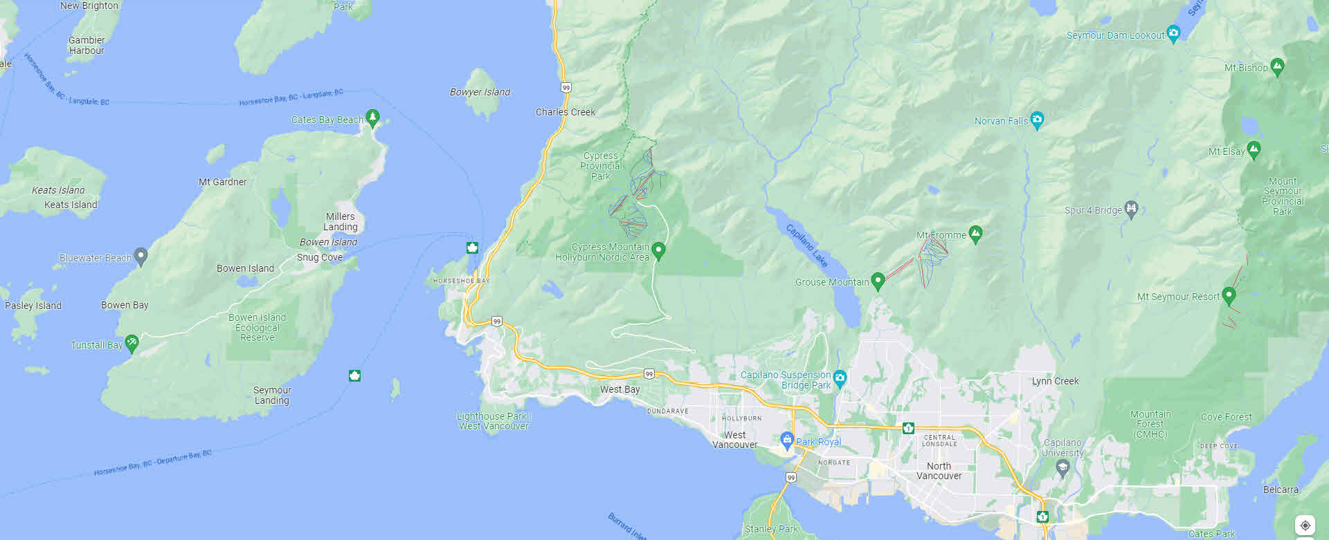 Map – Bowen Arts Tour